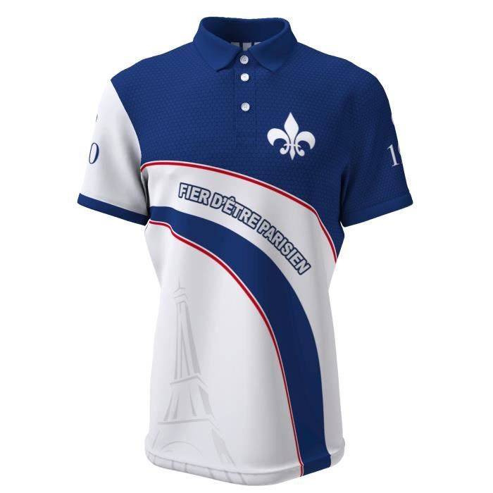 Polo Fier d'être Parisien - Supporters Paris - Cdiscount Sport