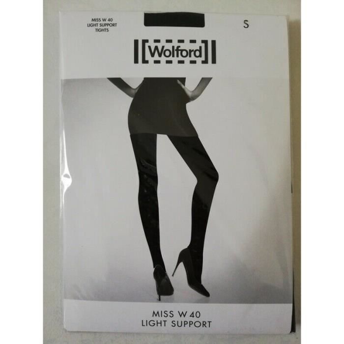 Wolford collant Miss W 40 den taille S noir Noir - Cdiscount Chaussures