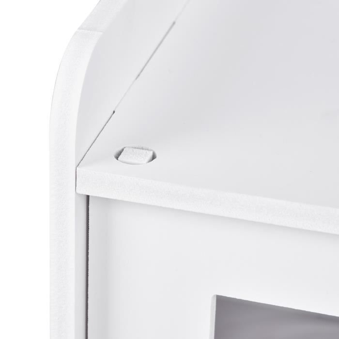 Meuble de salle de bain Brown - PVC plastic wood panel - 65x48x23cm ...