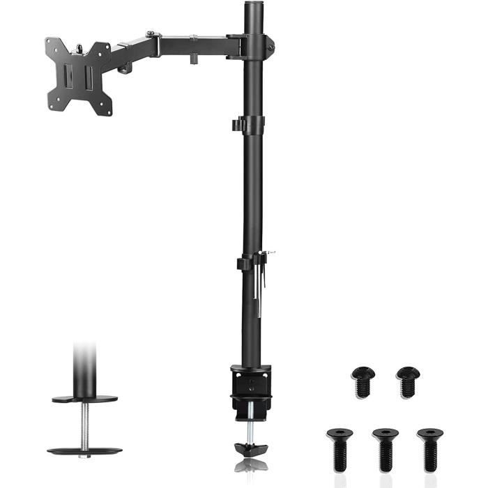 Support Ecran PC, Bras Ecran pour écran LCD-LED 13-27 Pouces (80cm de ...