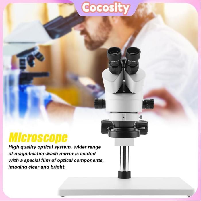 Cocosity microscope trinoculaire Microscope de zoom stéréo trinoculaire ...