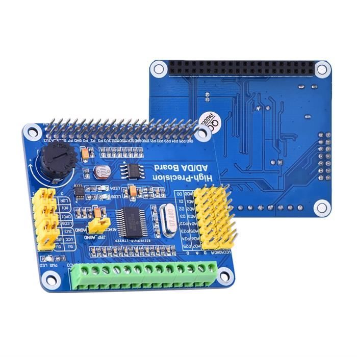 Carte D'extension Raspberry Pi AD DA, Module Numérique Analogique Haute ...