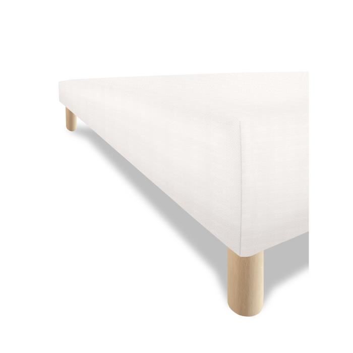 Sommier - Le Sommier Français - Duroc H13 Lattes Tango Blanc - 90x190cm ...