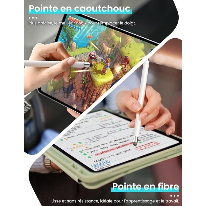 Stylet tactile magnétique 3-en-1-KAL-pour Tablettes/Smartphones, embout ...
