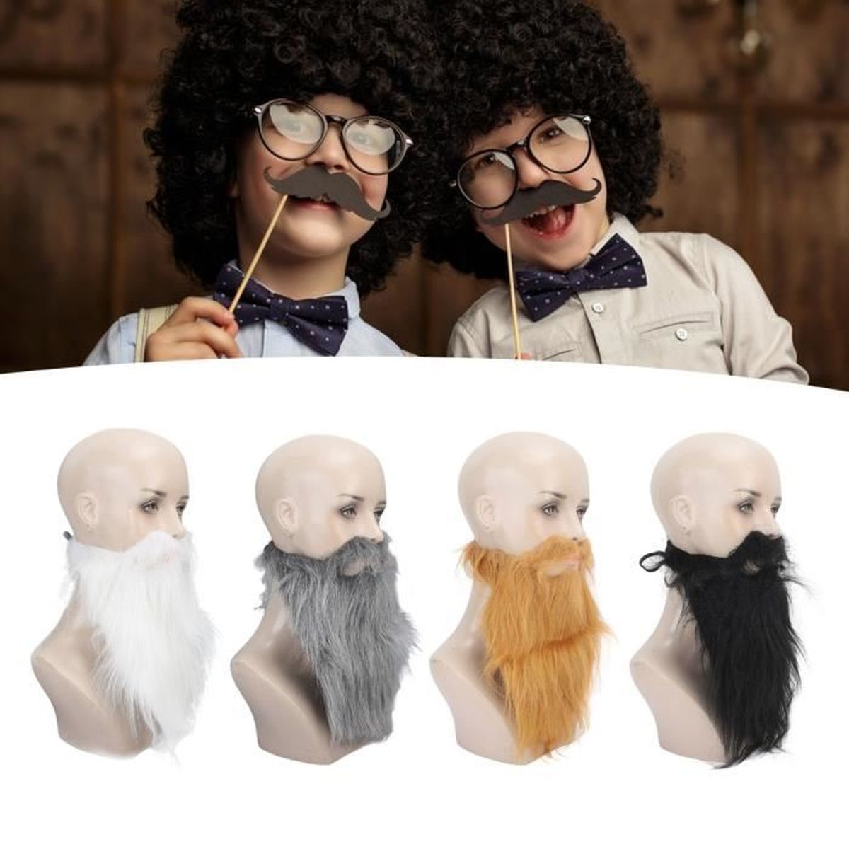 Barbes Fausse Barbes Réalistes pour Cosplay Fête - Cdiscount Au quotidien