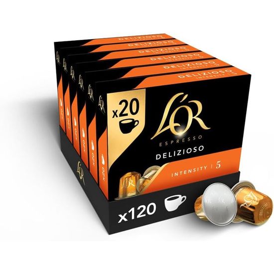 CLI - CAFE-CAPSULE - Café - 120 Capsules Delizioso N° 5 - Cdiscount Au ...