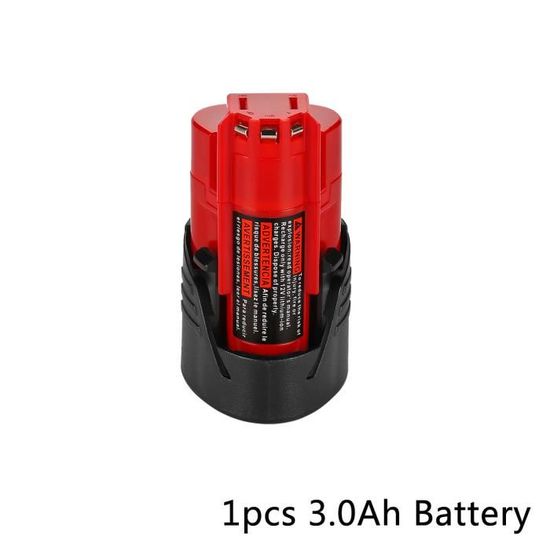 1 pièces Batterie--Batterie pour outils sans fil Milwaukee, 12V, 12,8 ...