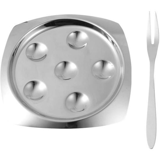 Escargot Escargot Plaque D' Escargot Set en Acier Inoxydable Plats D ...