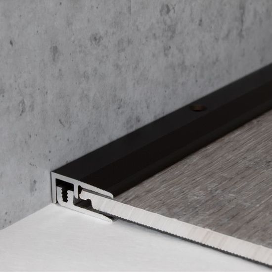 Profilé de finition sol stratifié | 21 mm de large | aluminium anodisé ...
