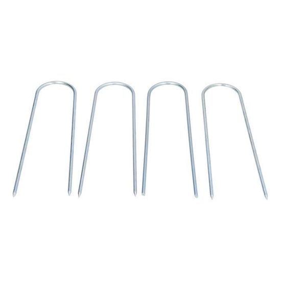 AZ07812-U Shaped Nail Securing Pegs Ground Staple for Greenhouses for ...