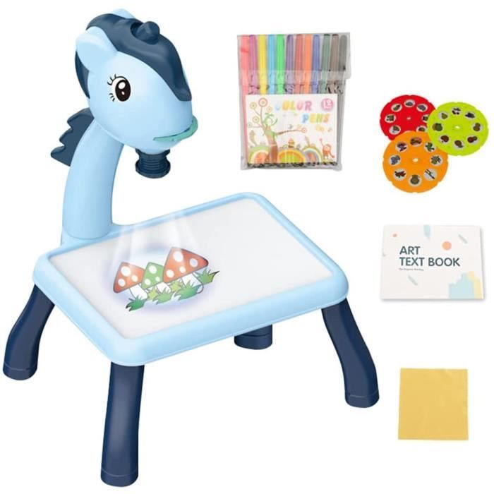 Table de projection de dessin pour enfants, projecteur piste et dessin ...