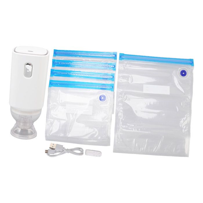 Machine à emballer sous vide portable pour aliments, pompe à vide avec ...