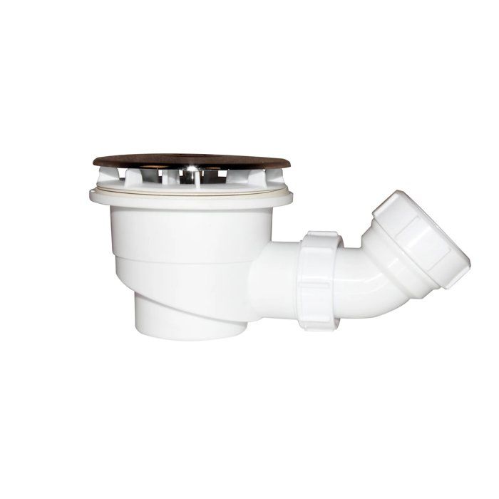 Bonde de douche extra plate avec diamètre 90 mm - installation facile ...