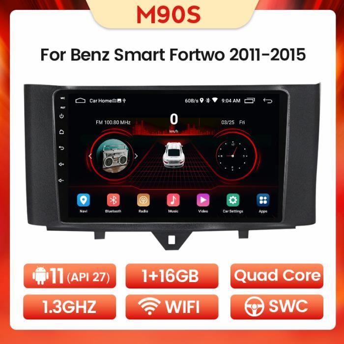 M90 - Système Android 11 lecteur multimédia de voiture pour Mercedes ...