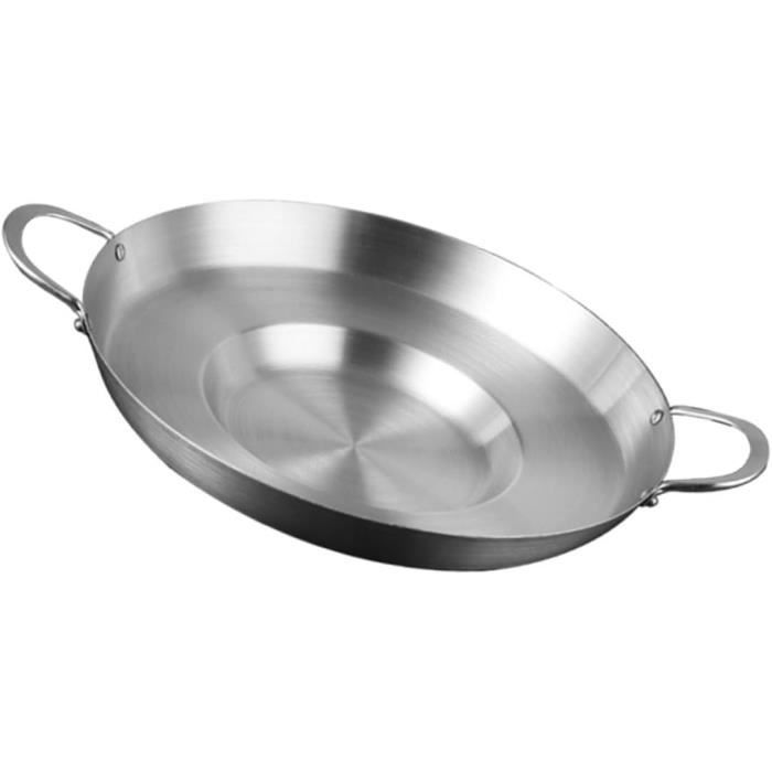 Pot De Gong Concave À Fond Plat Grande Poêle À Frire Poêle À Œufs ...