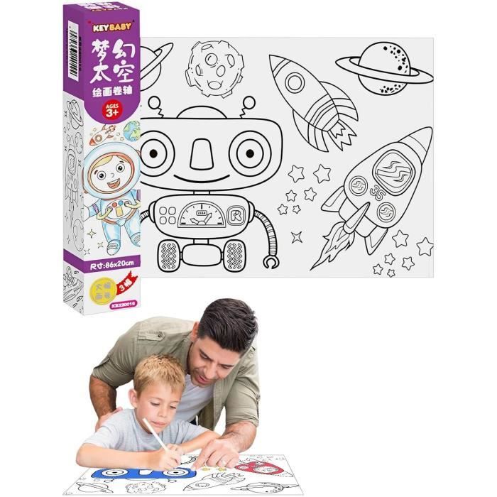 Rouleau De Papier À Colorier Pour Enfants | Papier De Remplissage De ...