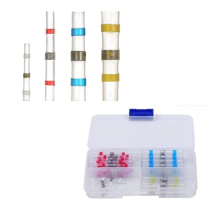 50 pièce Joint de Soudure Connecteur de Fil, 4 Tailles différentes ...