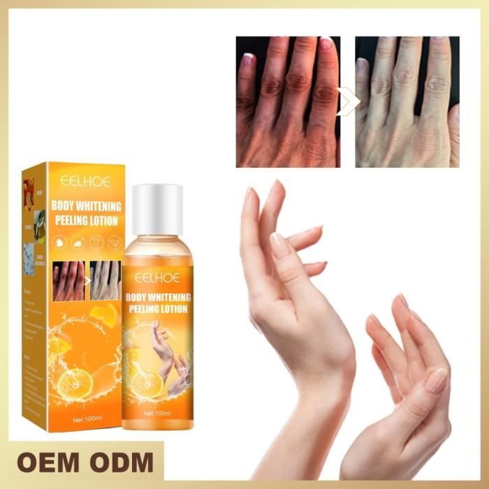 Exfoliant à la peau d'orange dissipe la noirceur et illumine l'eau ...