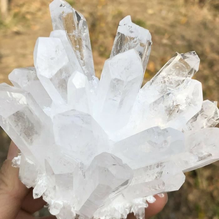 Pierres précieuses,Cristal de Quartz blanc Rare, cristal naturel ...