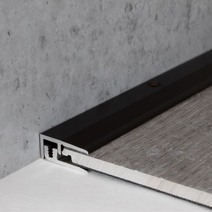 Profilé de finition sol stratifié | 21 mm de large | aluminium anodisé ...