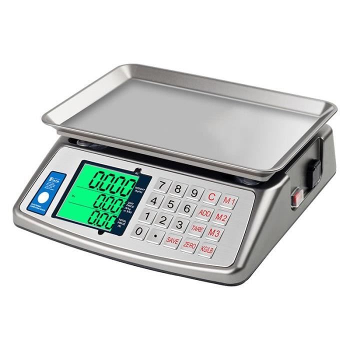 Balance Électronique Professionnelle 40 Kg Avec Écran Lcd – Haute ...