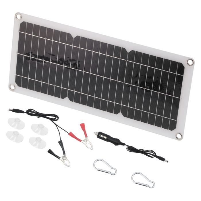 Panneau Solaire - HURRISE - 12V - 10W - USB - Étanche IP65 - Cdiscount Auto