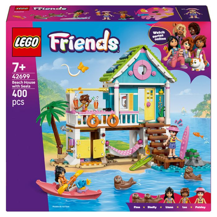LEGO Friends 42699 La Maison sur la Plage et les Phoques - Jeu de ...