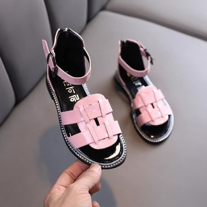 SANDALE - NU-PIEDS KJEHOME sandales filles semelle souple style romain ...