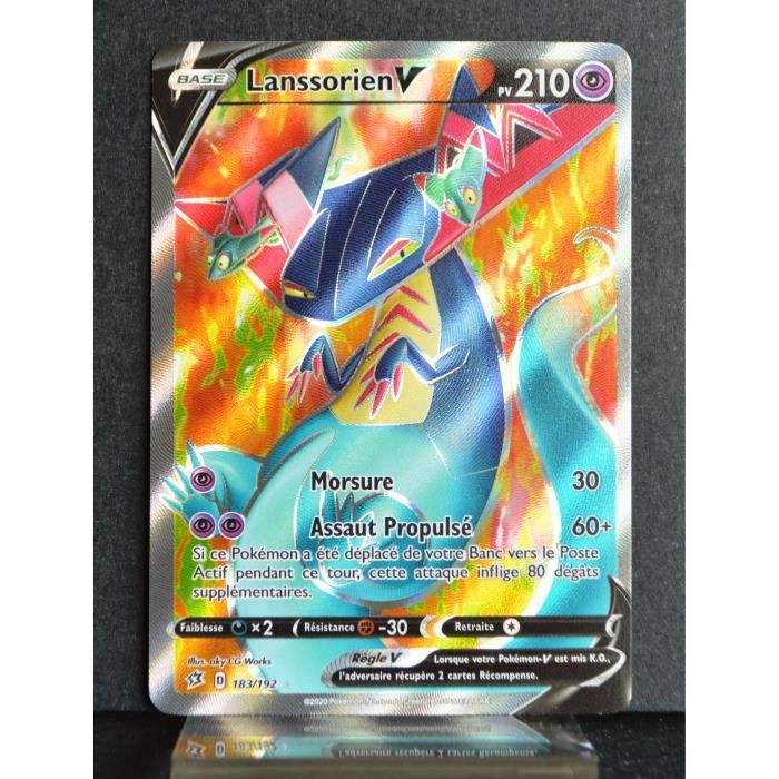 Carte Pokémon Lanssorien V 210 PV 183-192 EB02 - Clash des Rebelles ...