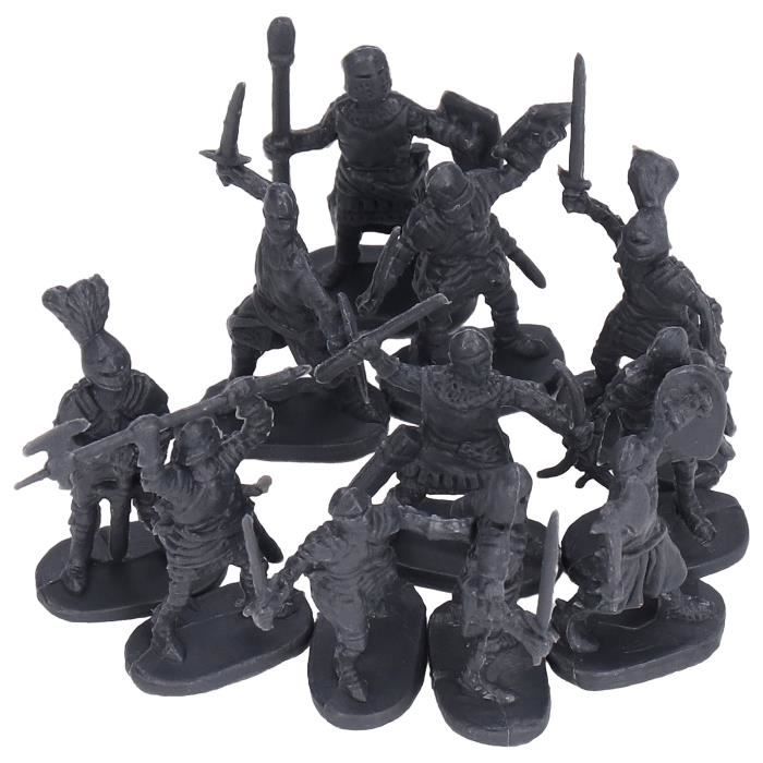 Jouet de soldats en plastique - QQMORA - Soldats médiévaux - 200 pièces ...