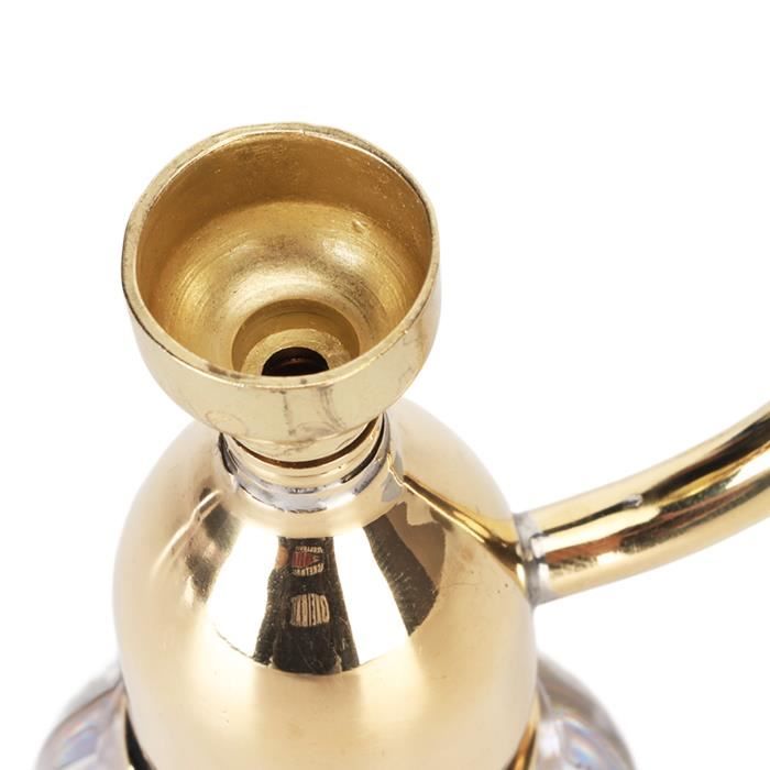 YID Pipe à eau pour fumer Fumer Pipe Eau Portable Polyvalent Métal Mini ...
