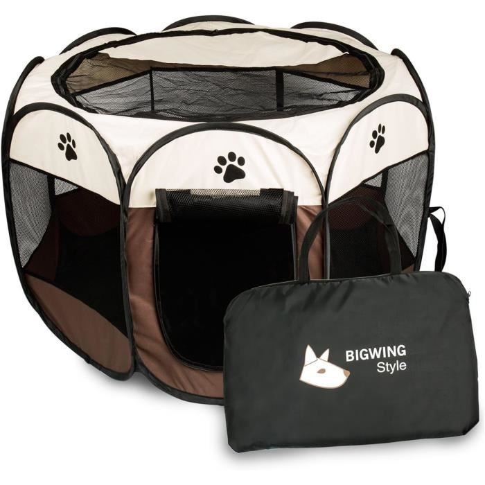 Parc Chien Parc À Chiot Enclos Pour Chiens Chats Lapins Pliable ...