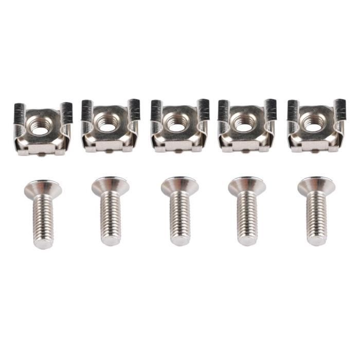 PACK 5 RONDELLES BOULONS ECROUS CAGE M5 pour ARMOIRES de DONNÉES ...