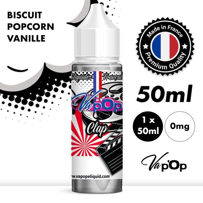 E-liquide Cigarette électronique - POPCORN BISCUIT VANILLE - 50MPGV ...
