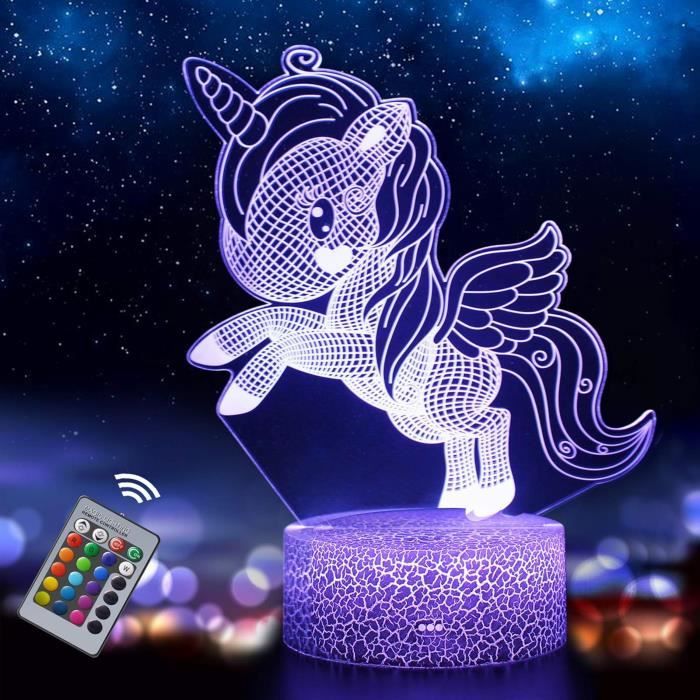 Cadeau Licorne, Veilleuse Licorne pour Enfants, Lampe de Nuit Jouet ...