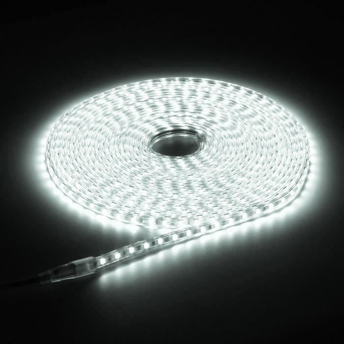13M DIY Étanche Ruban LED Bande SMD 5050 220V Flexible Lumineuse IP67 ... 13M DIY Étanche Ruban LED Bande SMD 5050 220V Flexible Lumineuse IP67 ...