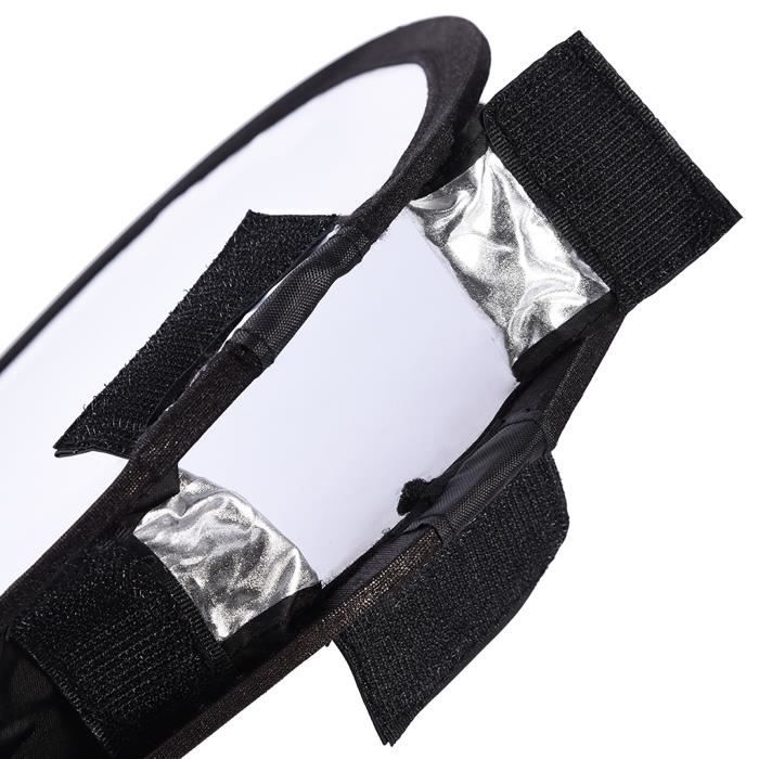 Zerone Softbox Mini boîte à lumière ronde portable Beauty Dish Speedlite Flash Diffuser (30cm ...