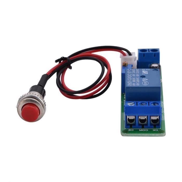 Zerone Module Relais Temporisé Cc 12v Module Dinterrupteur De Temps De Relais De Temporisation