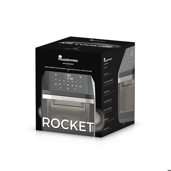 Friteuse à Air - MASTERPRO - ROCKET 1100 - 1800 W - 11 L - Noir ...
