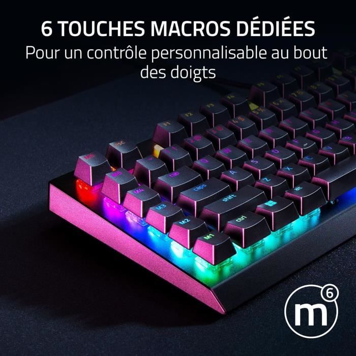 Clavier gaming mécanique - RAZER - BlackWidow V4 X - Switches Verts ...