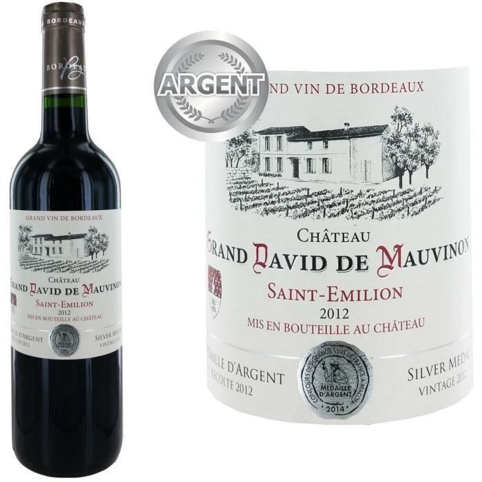 Château Grand David de Mauvinon 2012 Saint-Emil... - La cave Cdiscount