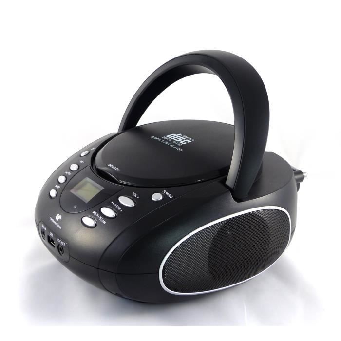 CONTINENTAL EDISON BBOX16B4 Boombox CD USB Radio - Cdiscount TV Son Photo