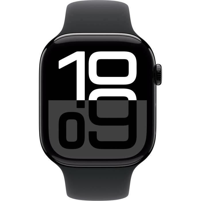 Apple Watch Series 10 GPS - 46mm - Boîtier Jet Black Aluminium ...