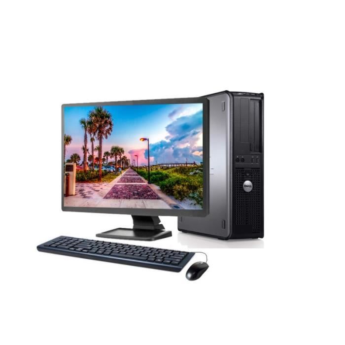 Unité Centrale Dell 780 SFF - Dual Core - RAM 4Go - HDD 500Go - Windows ...