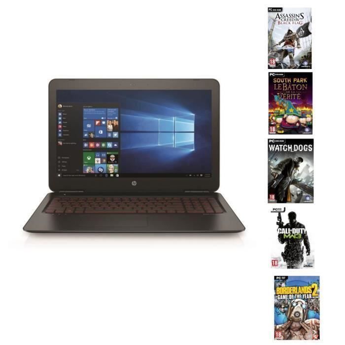 HP PC Gamer OMEN 15ax216nf -15,6"- RAM 8GO- Sans Windows- Intel Core i5 ...