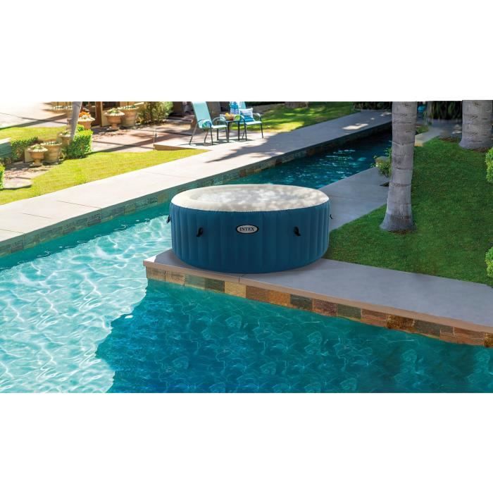 Spa gonflable INTEX - Blue One - 180 x 66 cm - 4 places - Rond ...