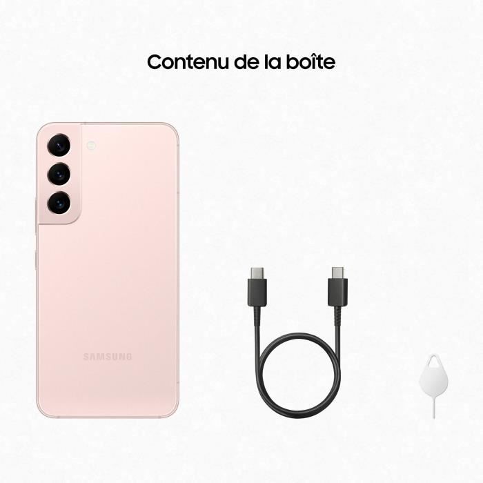 Samsung Galaxy S22 256go Rose Gold Cdiscount Téléphonie