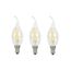 MACADAM LIGHTING Lot de 3 ampoules LED filament flamme bougie E14 3,6 W ...