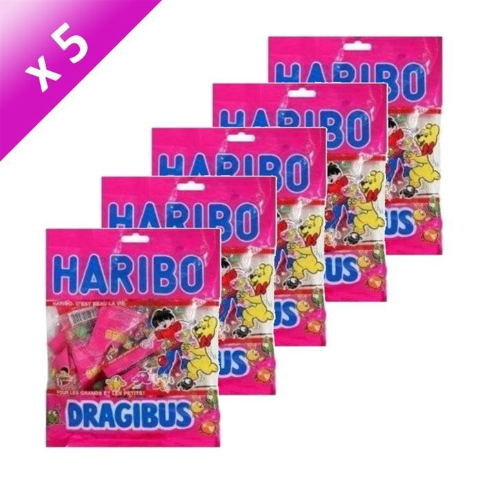 HARIBO Dragibus Multipack 250g (x5) - Cdiscount Au quotidien