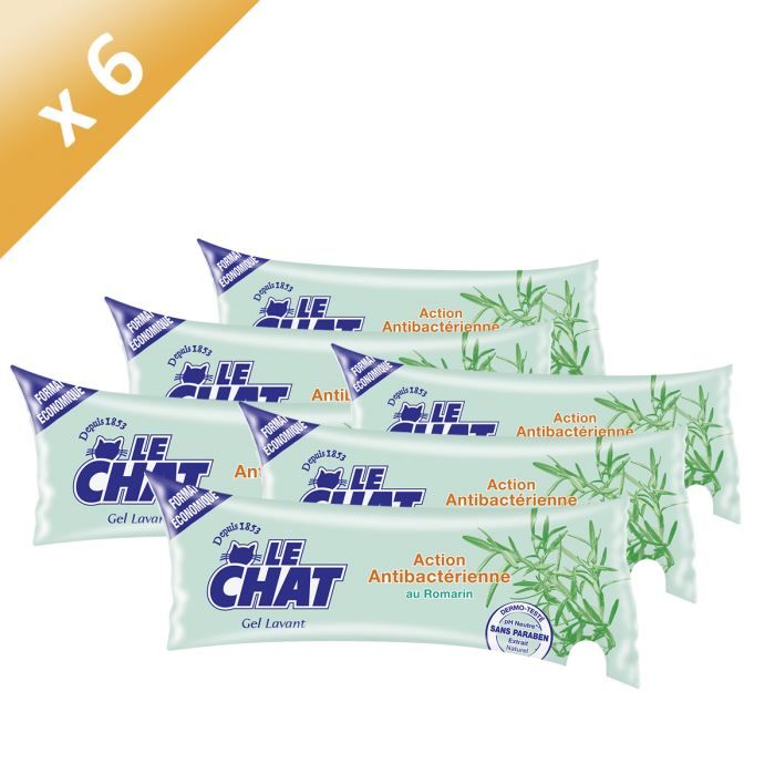 LE CHAT Recharge Mousse Anti-Bactérien 250ml (x6) - Cdiscount Au quotidien